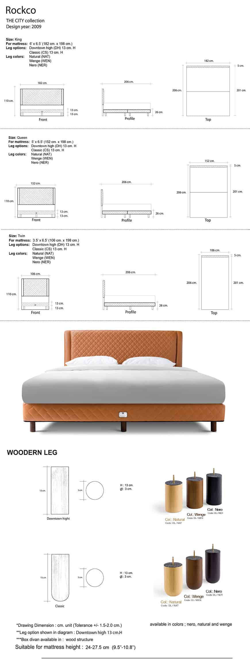 Lotus Bed Frame: Rockco | Lotus Mattress
