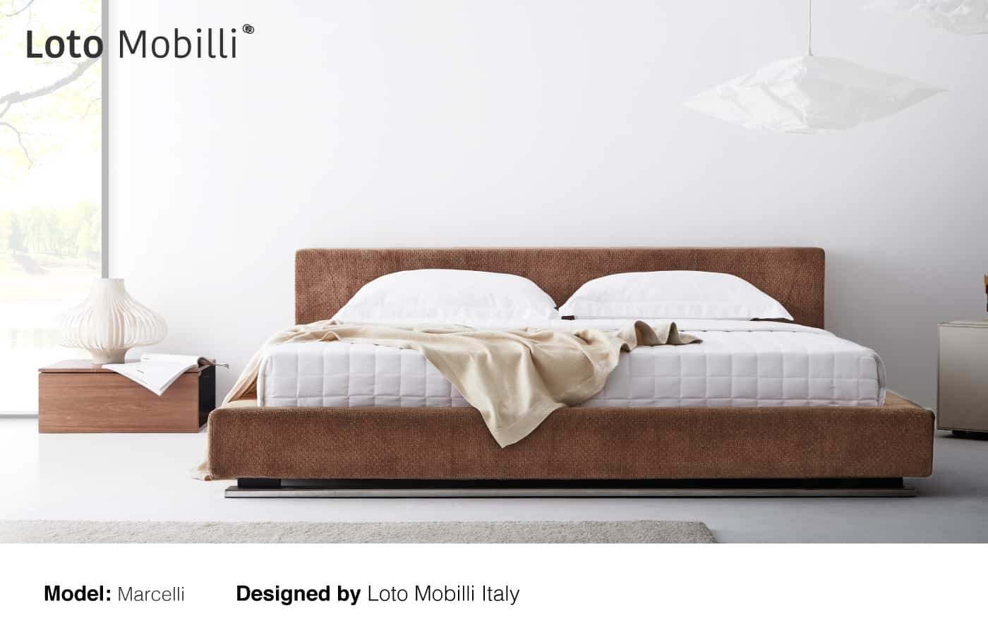 Loto Bed Frame: Marcelli | Lotus Mattress