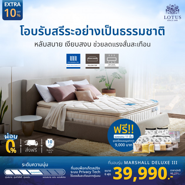 LOTUS MATTRESS : Marshall Deluxe III | Lotus Mattress